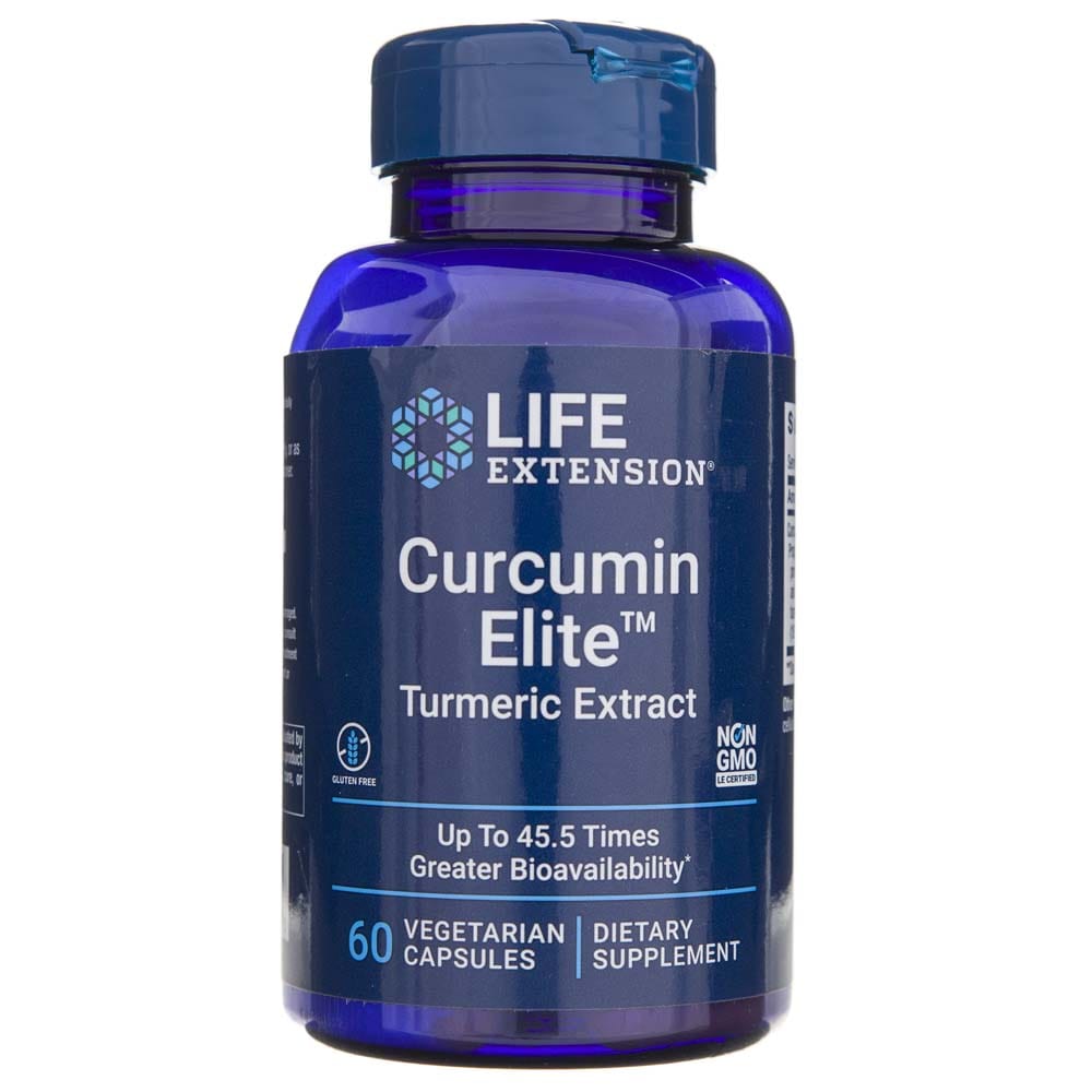 Life Extension Curcumin Elite™ ciberžolės ekstraktas - 60 kapsulių – Medpak