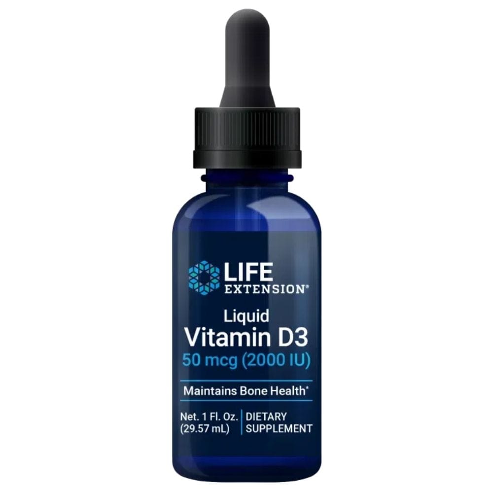 Life Extension Liquid Vitamin D3 2000 TV - 29,57 ml – Medpak