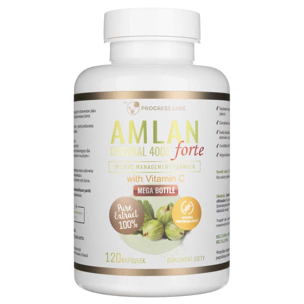 Progress Labs Amlan Forte (Indijos agrastai) 4000 mg 120 kapsulių – Medpak